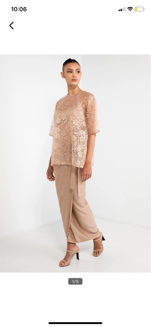 ALIA B EMELIA KURUNG, Women's Fashion, Muslimah Fashion, Baju Kurung ...