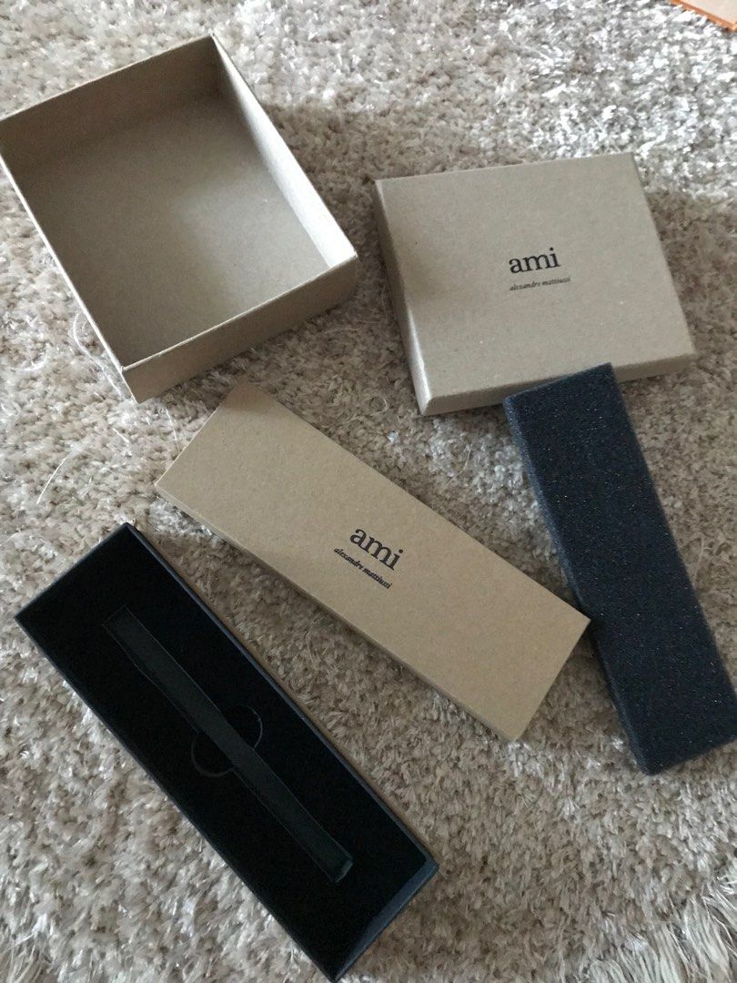 AMI paris box boks untuk tas dasi dompet dlll bebas pakai new stok cm 1 ...