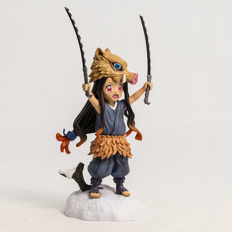 Anime Demon Slayer Kamado Nezuko Action Figure 21cm Cos Hashibira ...