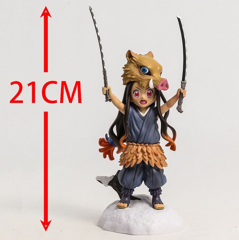 Anime Demon Slayer Kamado Nezuko Action Figure 21cm Cos Hashibira ...
