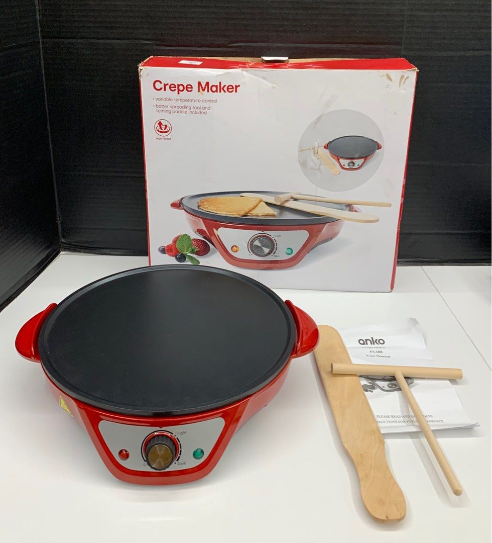 Anko Crepe Maker - FS-688, Furniture & Home Living, Kitchenware ...