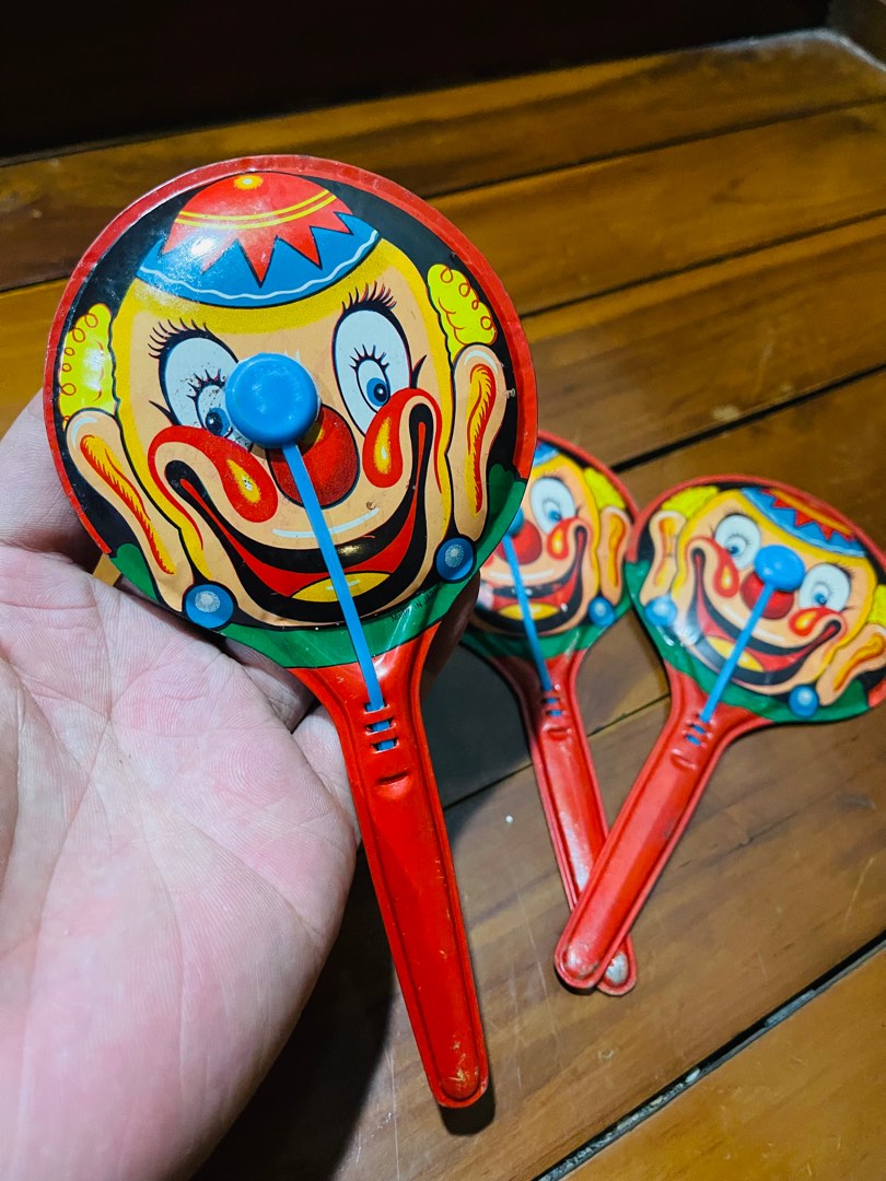 Antik tin toys clown, Hobbies & Toys, Collectibles & Memorabilia ...