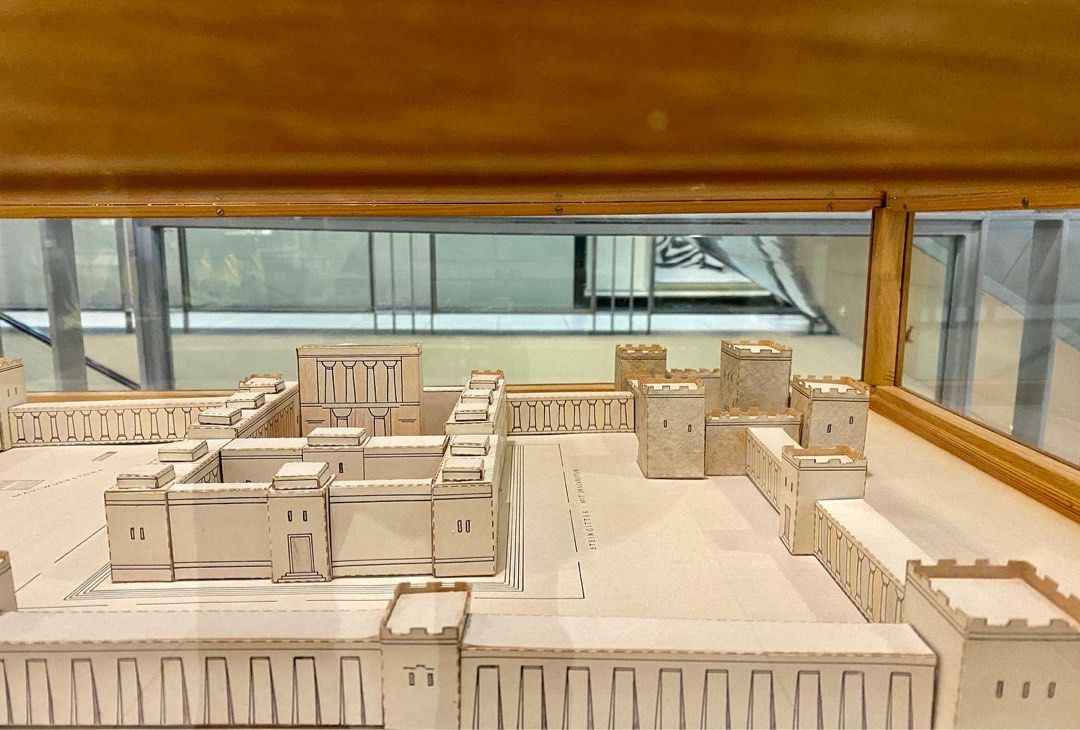 Antique RARE Scale Model of the Temple of Jerusalem; German Work ...