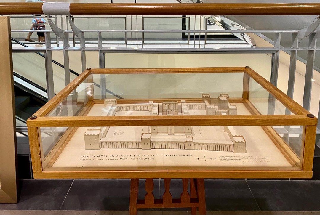 Antique RARE Scale Model of the Temple of Jerusalem; German Work ...