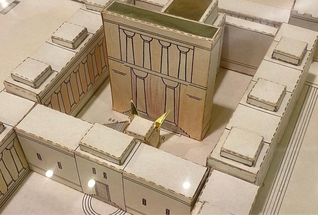 Antique RARE Scale Model of the Temple of Jerusalem; German Work ...