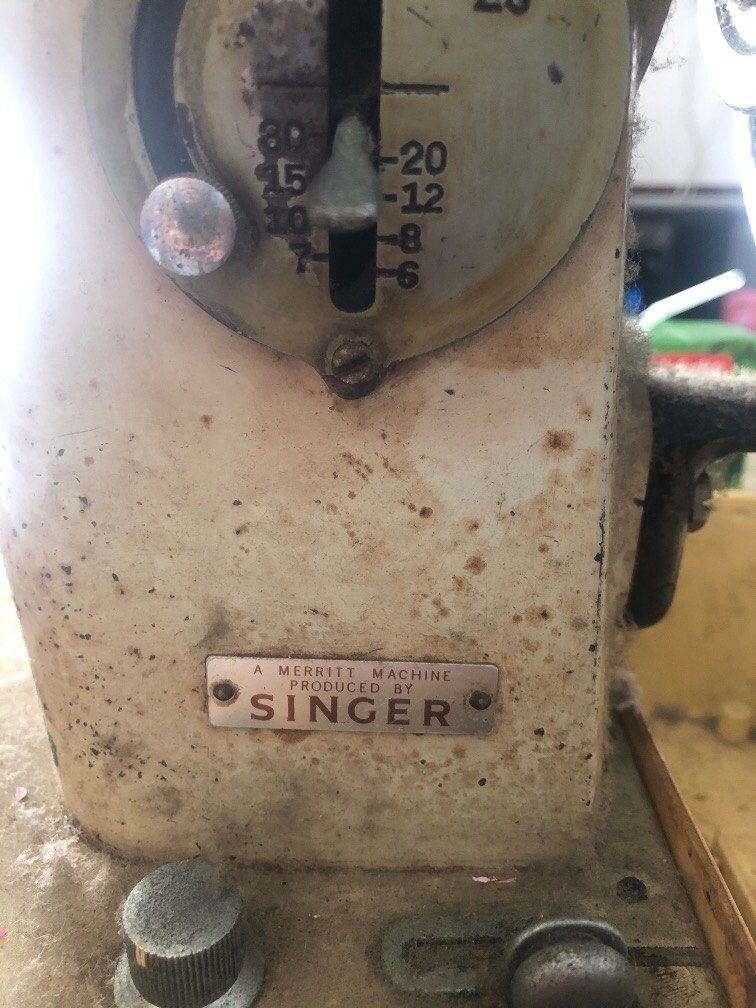 Antique sewing machine. Meritt by Singer, Hobbies & Toys, Memorabilia ...