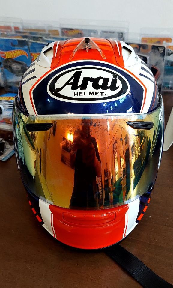 arai rx7 jonathan rae fullface saiz S 55.56cm, Motorbikes on Carousell
