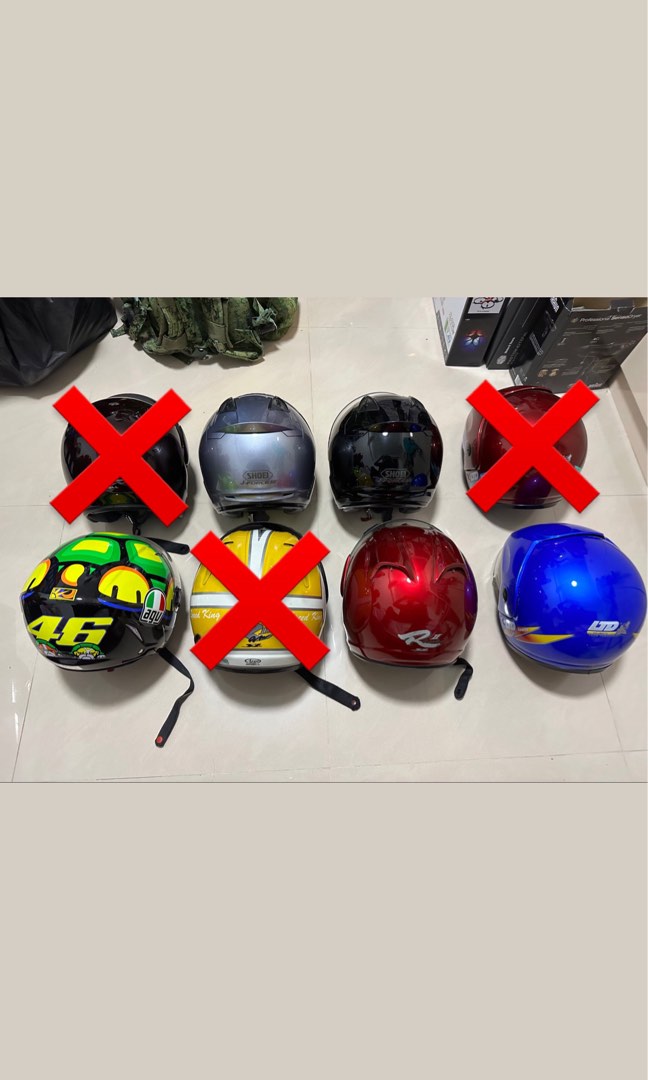 Arai Shoei AGV LTD, Motorcycles, Motorcycle Apparel on Carousell