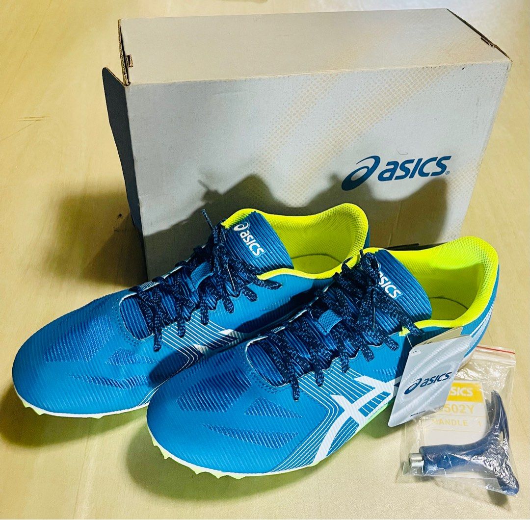 ASICS spike shoes (Track & Field Sprint event), Men's Fashion, Footwear ...