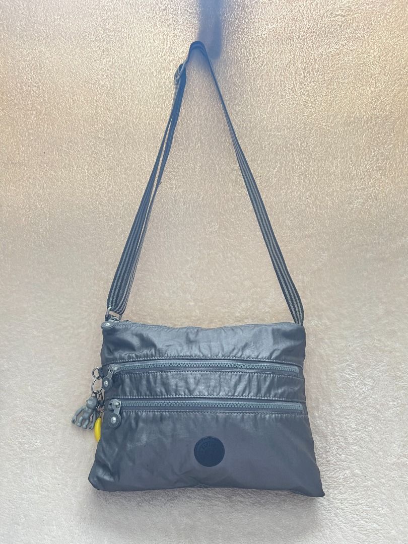 Authentic Kipling Alvar Metallic Crossbody Bag, Women's Fashion, Bags ...