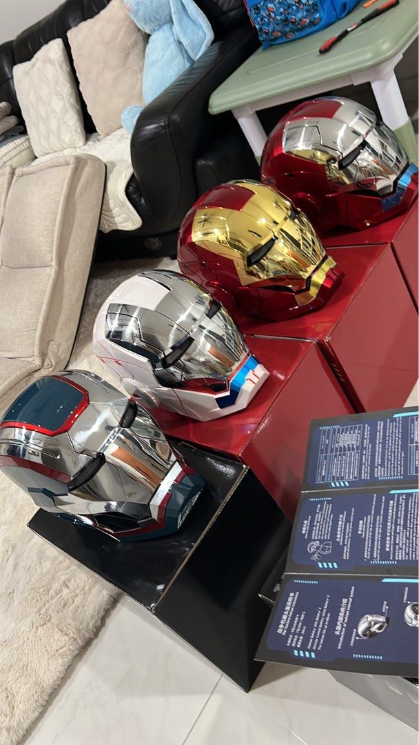 Autoking Mark 5 ironman helmet- ear with light on-Ready in stock ...
