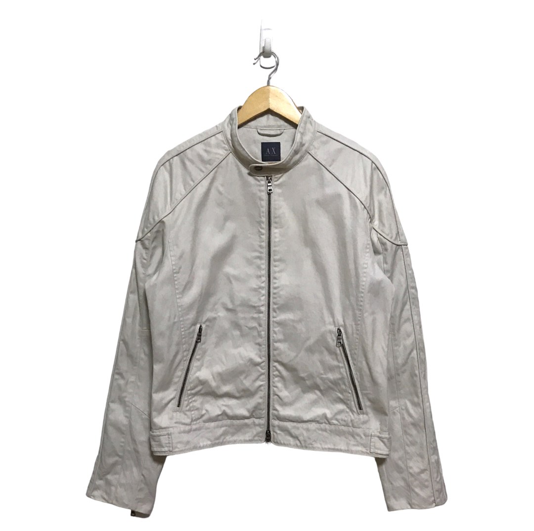 AX Biker Jacket, Men's Fashion, Coats, Jackets and Outerwear on Carousell