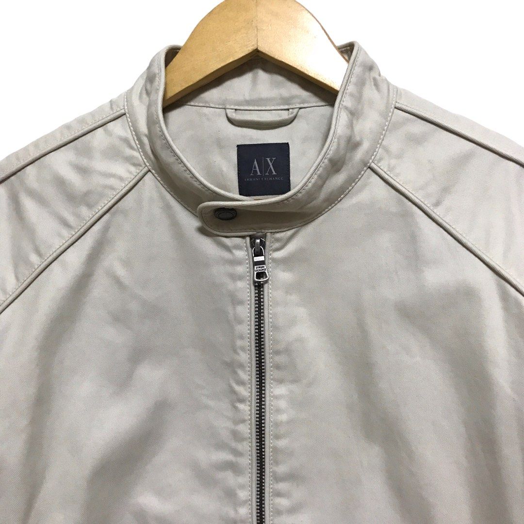 AX Biker Jacket, Men's Fashion, Coats, Jackets and Outerwear on Carousell