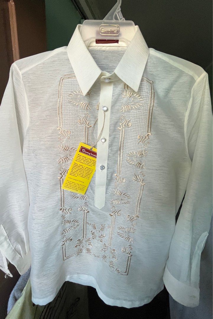 Barong Tagalog (Brand: Barong Lumban, Condition: Like NEW), Men's ...