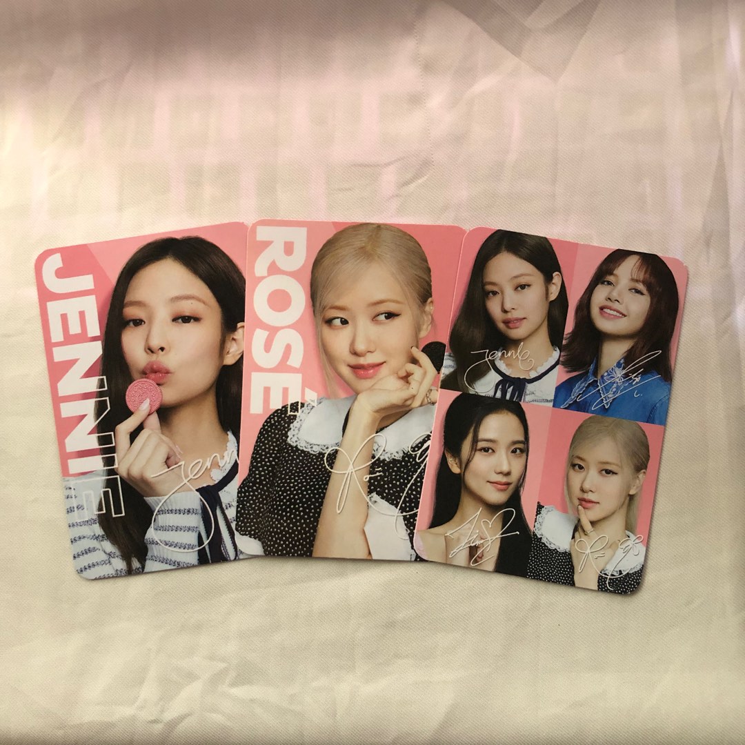 [Repriced] BLACKPINK JENNIE ROSE OREO PHOTOCARD, Hobbies & Toys ...