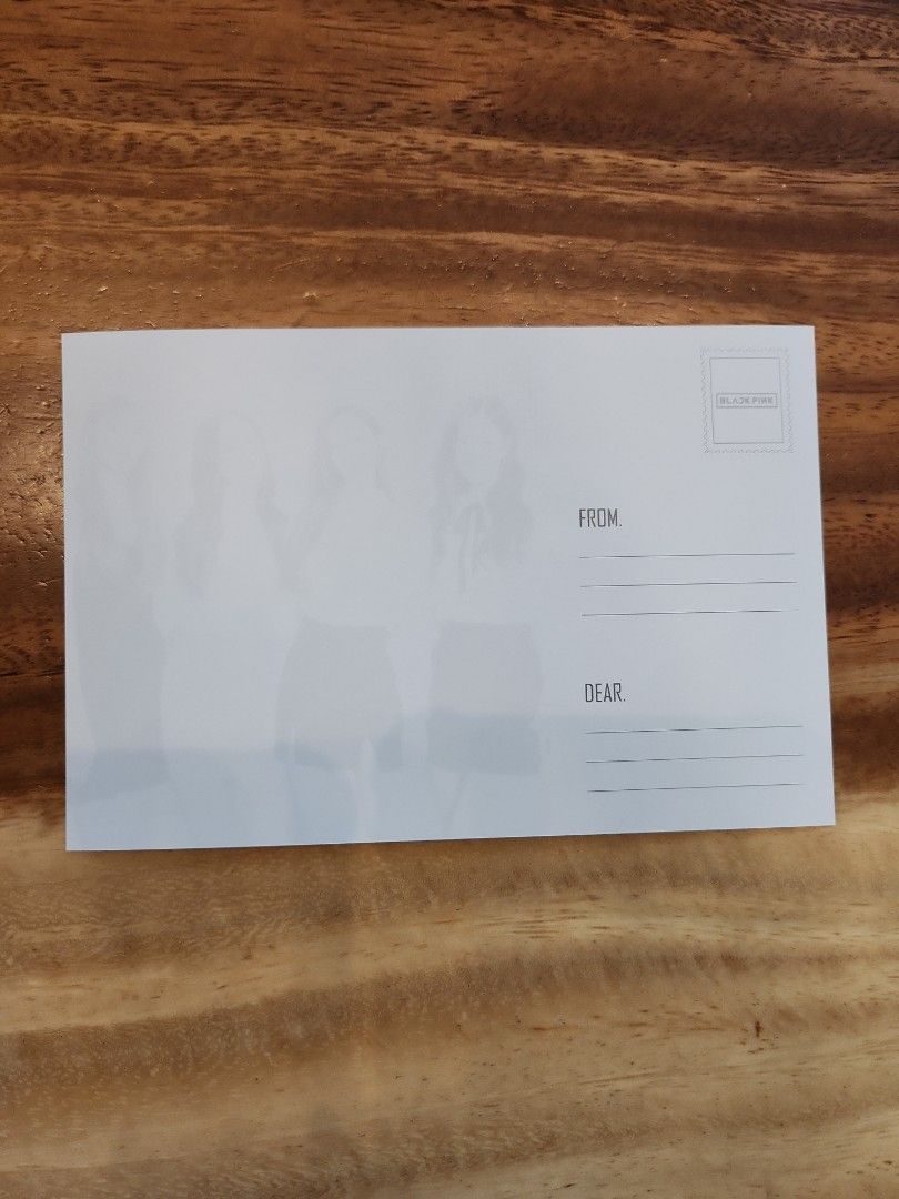 Blackpink post card, Hobbies & Toys, Memorabilia & Collectibles, K-Wave ...