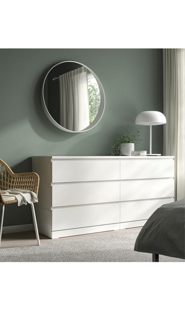 Brand new free delivery MALM Chest of 6 drawer Malm Brimnes Hemnes ...