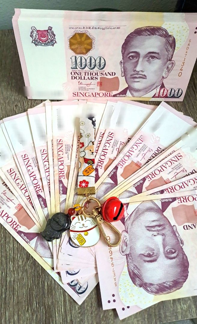 Buy $1k/1000 sgd portrait notes, Hobbies & Toys, Memorabilia ...