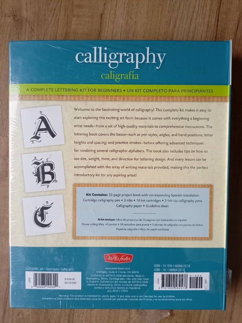 Caligraphy Lettering Kit For Beginners, Hobbies & Toys, Books ...