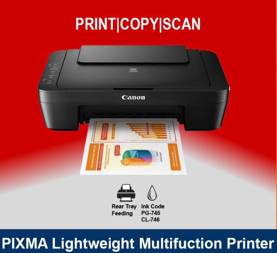 Canon PIXMA MG2570S Printer/Scanner/Copier in colour and BnW ink ...