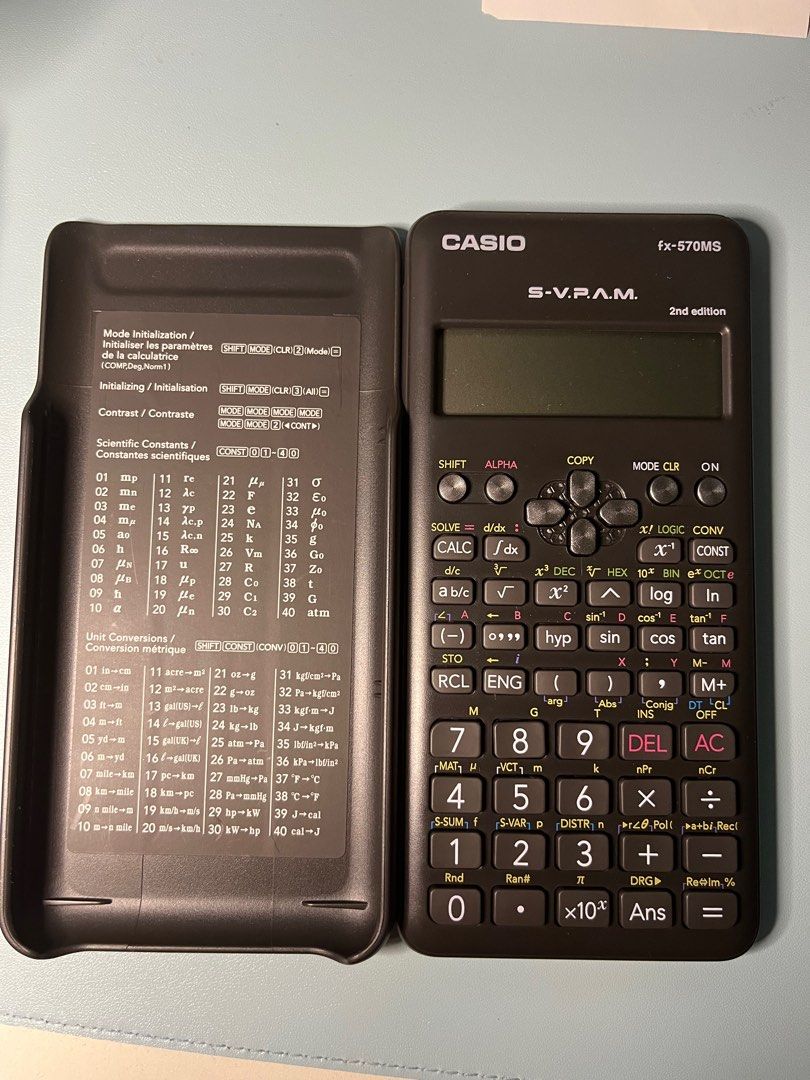 CASIO fx-570MS (2nd edition) calculator, Hobbies & Toys, Stationery ...