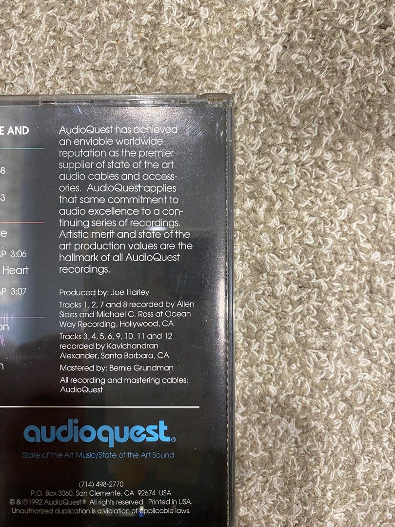 CD: (Reserved) audiophile, tests, blues - Works Of Art from Audioquest ...
