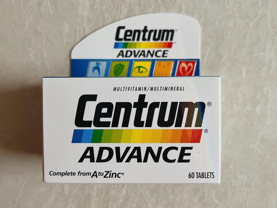Centrum Advance 60’s, Health & Nutrition, Health Supplements, Vitamins ...