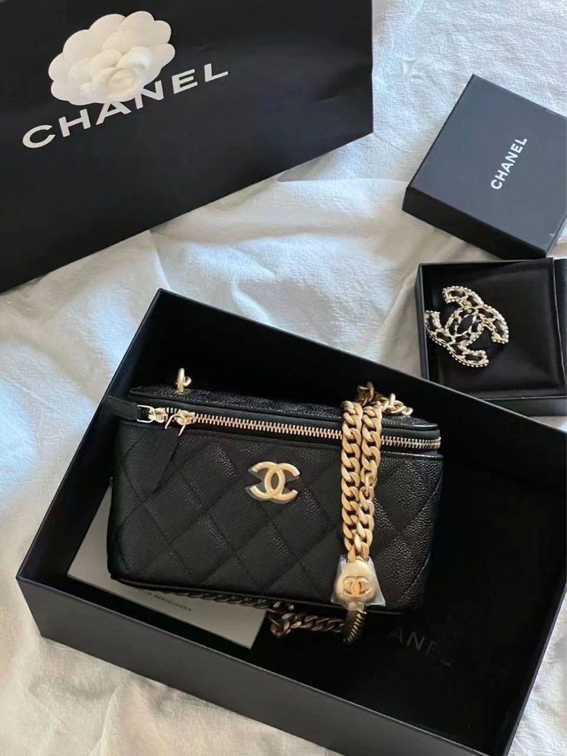Chanel 23P Heart Crush Vanity, Luxury, Bags & Wallets on Carousell