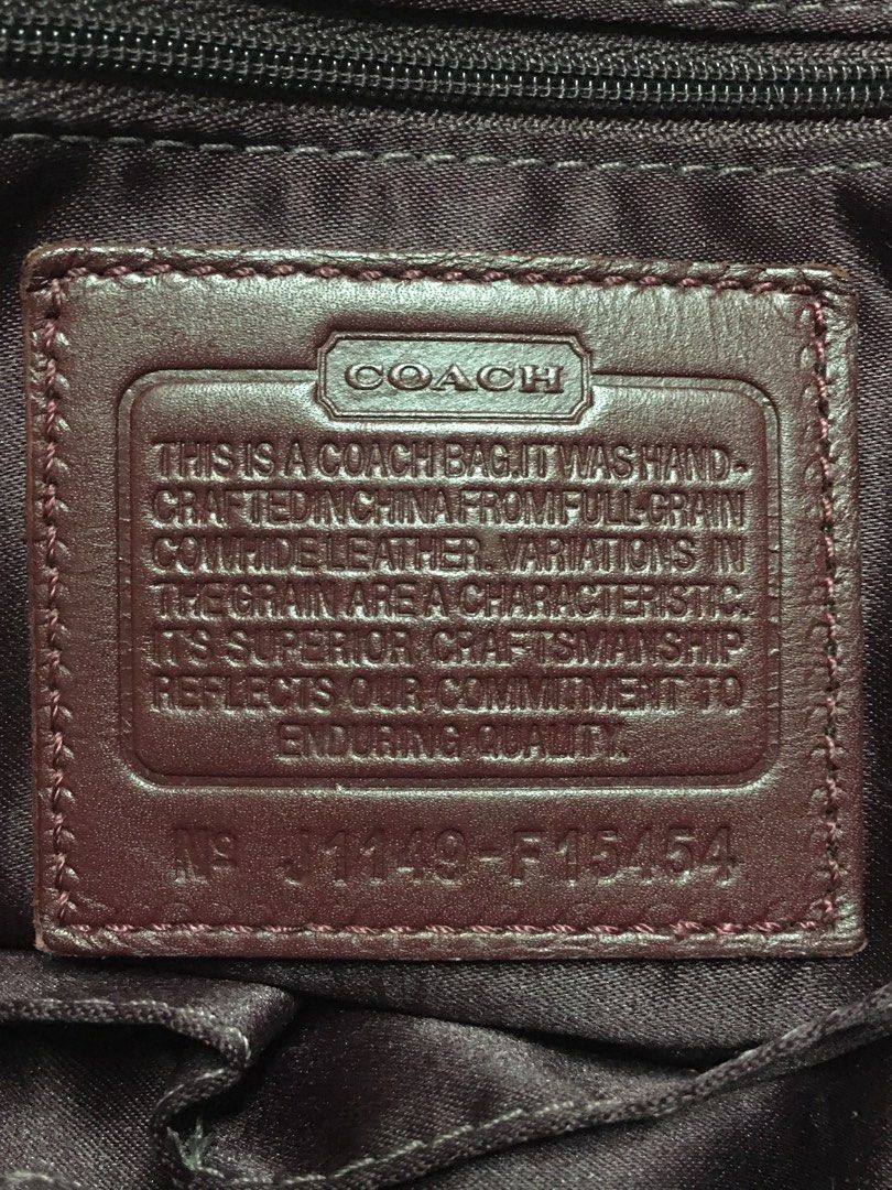 Coach Soft Leather Bag, Women's Fashion, Bags & Wallets, Shoulder Bags ...