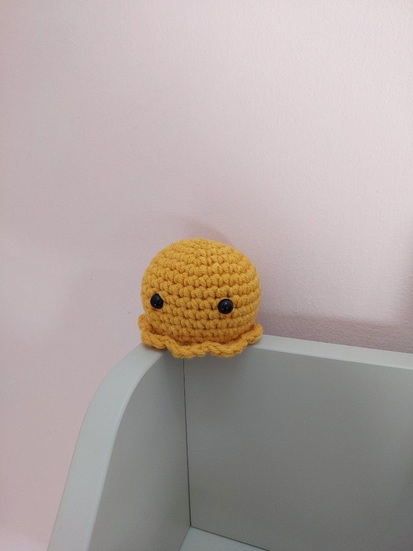Cute Crochet Octopus Desk Friend, Hobbies & Toys, Stationery & Craft ...
