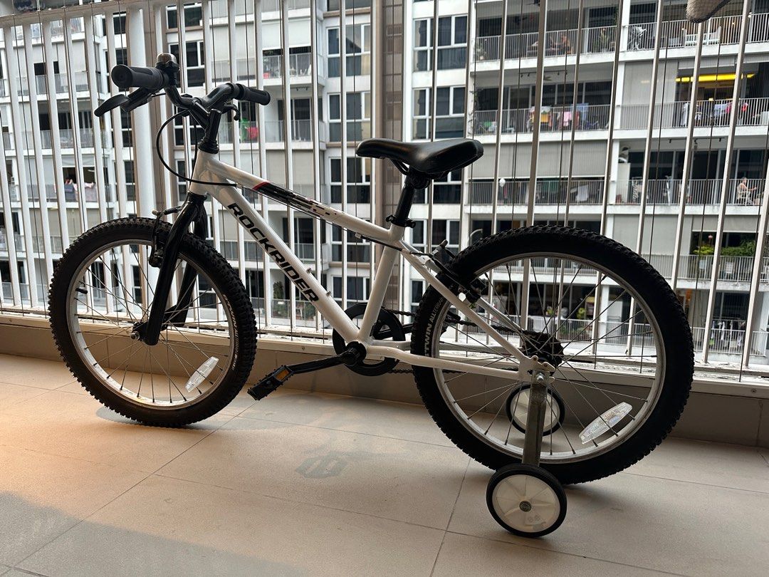 DECATHLON Kids Mountain Bike Btwin ST 100 RR 20 inch - White, Sports ...