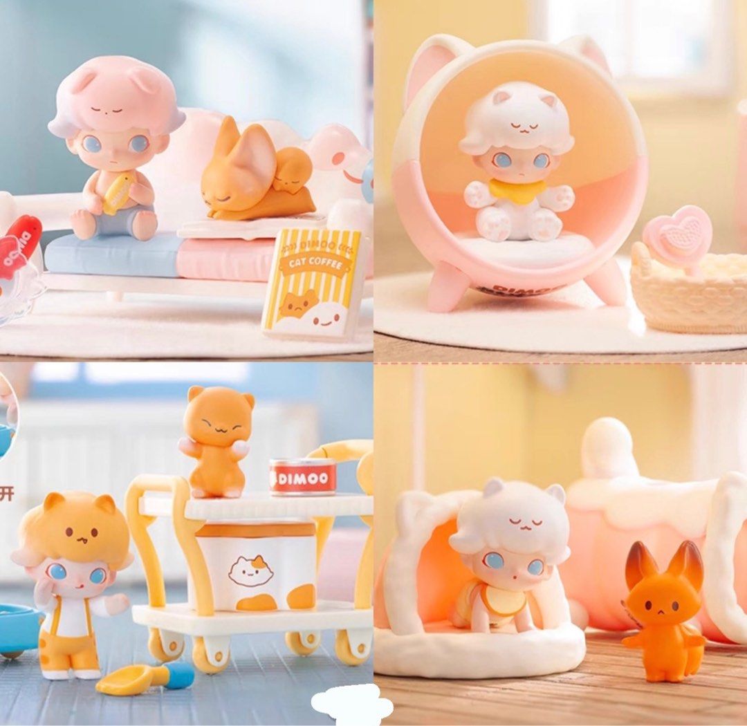 DIMOO CAT PARADISE POPMART / FULL SET / SINGLE BLIND BOX / ABLE TO ...