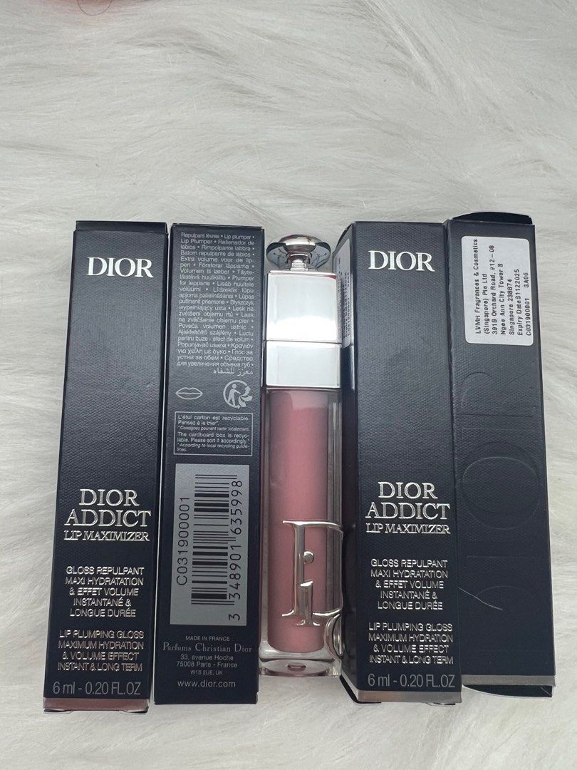 Dior addict lip maximizer 001 pink 6 ml, Beauty & Personal Care, Face, Makeup on Carousell