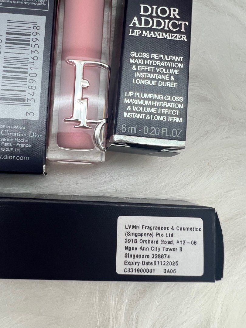 Dior addict lip maximizer 001 pink 6 ml, Beauty & Personal Care, Face, Makeup on Carousell