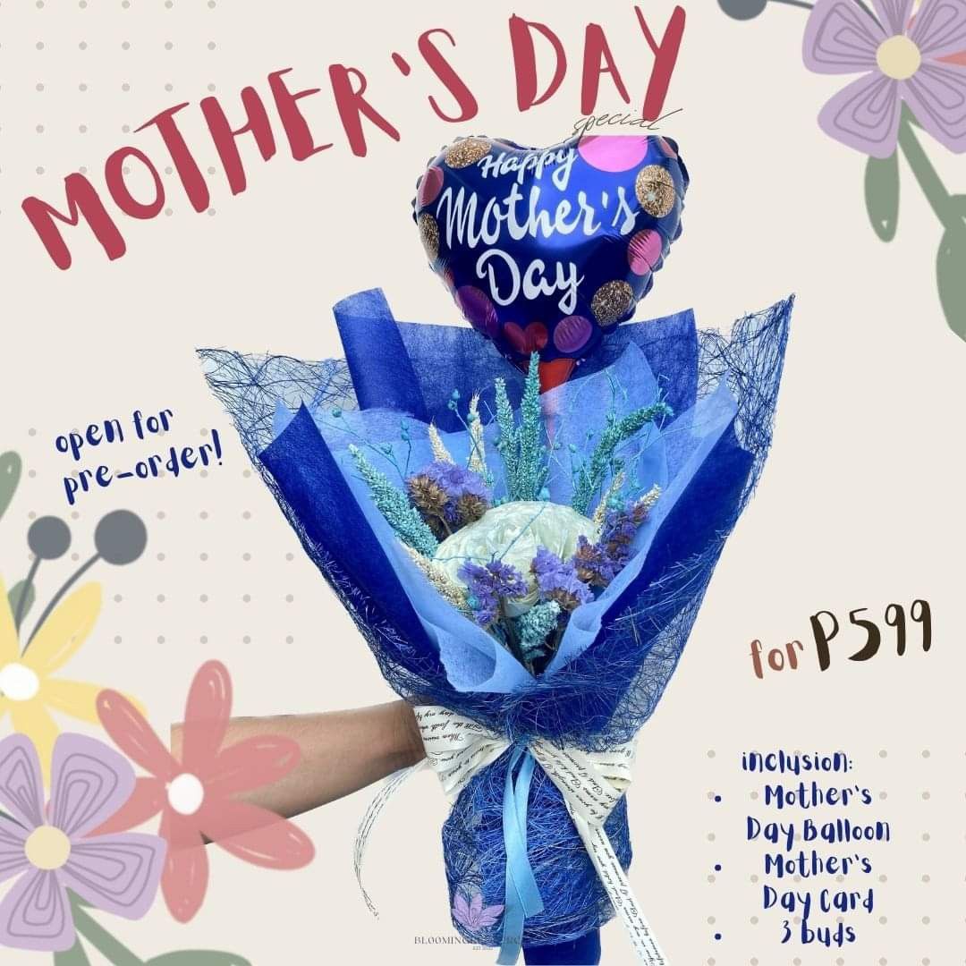 Dried flower Bouquet For Moms, Hobbies & Toys, Stationary & Craft, Flowers & Bouquets on Carousell