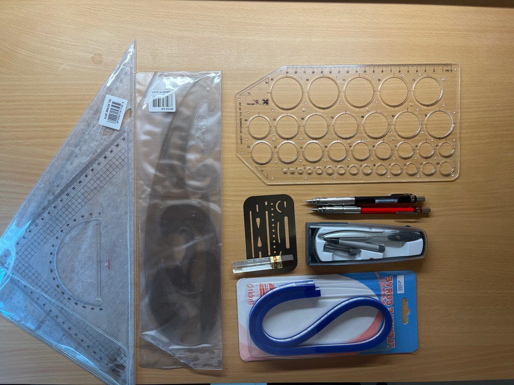 Engineering Graphics Set, Hobbies & Toys, Stationery & Craft ...