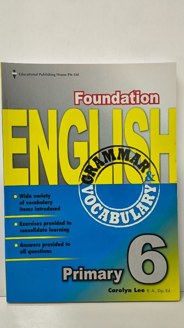 EPH Foundation English Grammar & Vocabulary Primary 6, Hobbies & Toys ...
