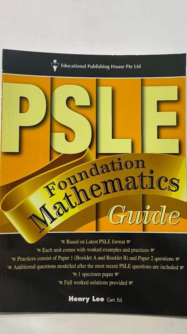 EPH PSLE Foundation Mathematics Guide, Hobbies & Toys, Books ...
