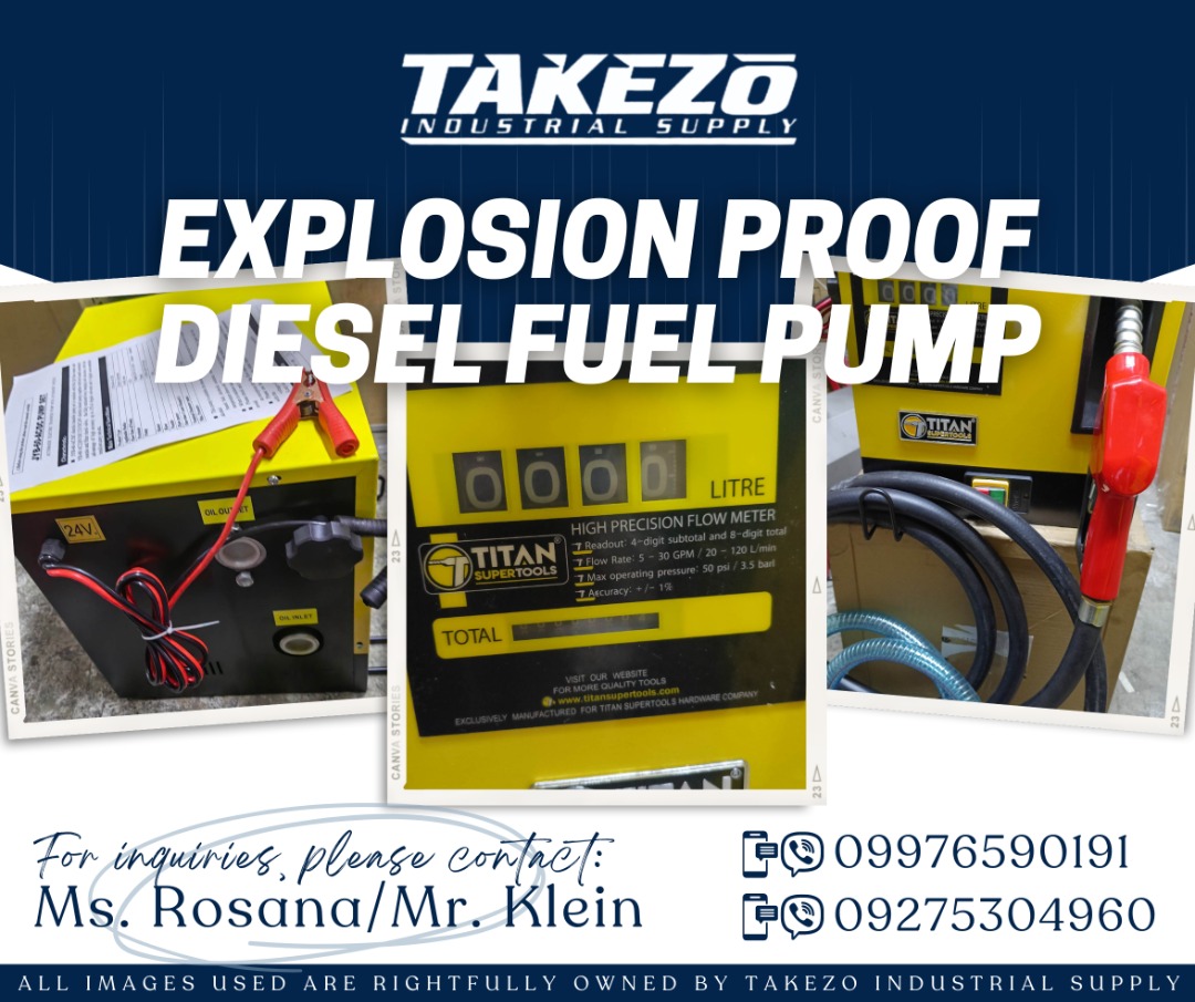 Explosion Proof Diesel Fuel Pump, Furniture & Home Living, Home ...