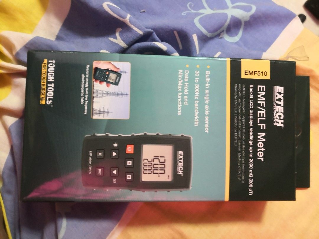 Extech EMF/ELF Electromagnetic Meter Detector, Computers & Tech, Parts & Accessories, Other ...