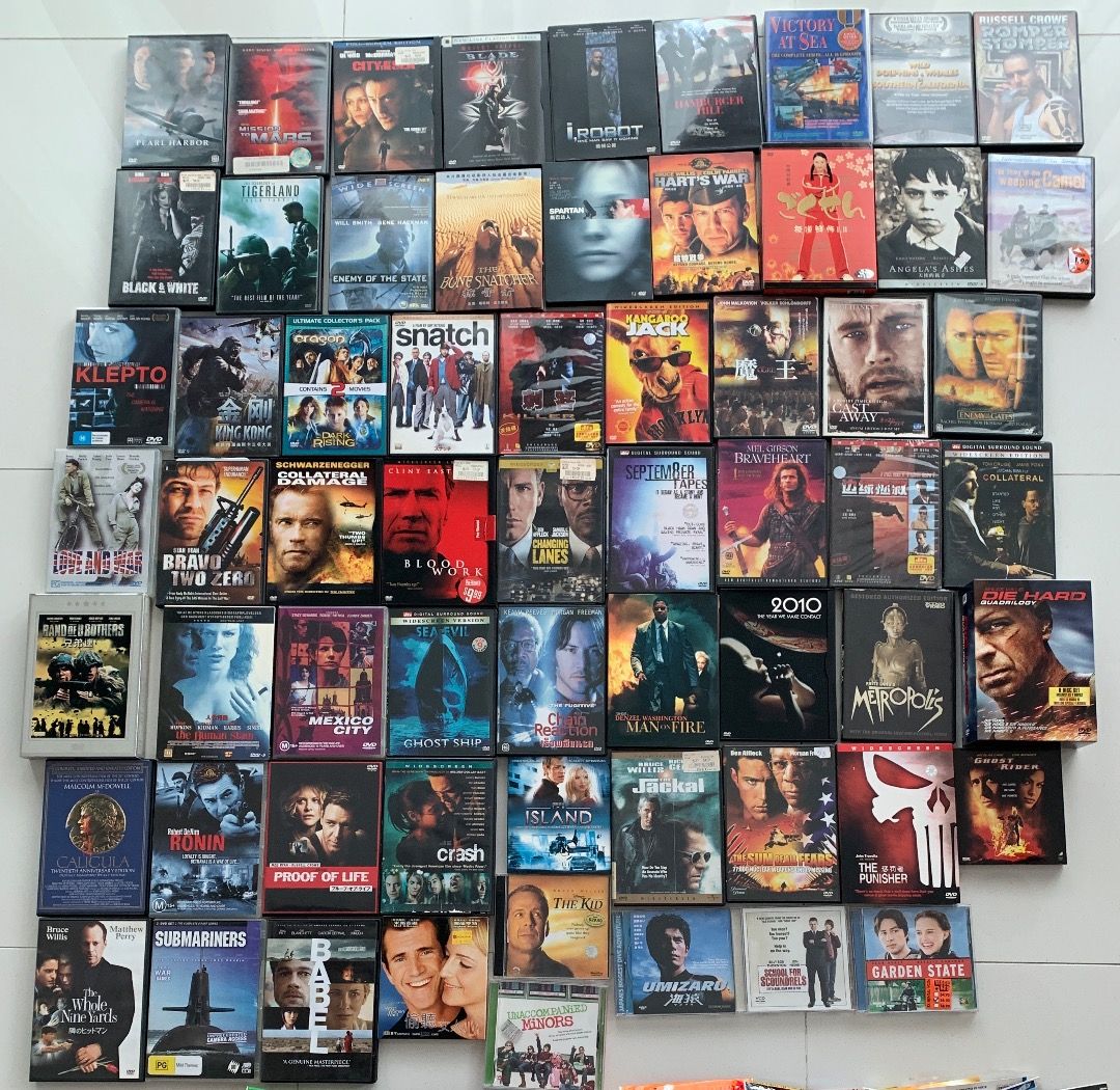 Updated - nearly 200 DVD movies collection for sale, Hobbies & Toys ...
