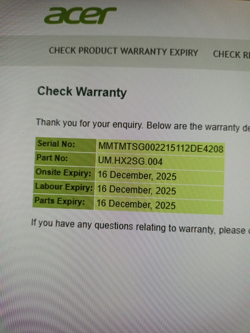 FAULTY Monitor - bought in Dec 2022 & still under warranty, Computers ...