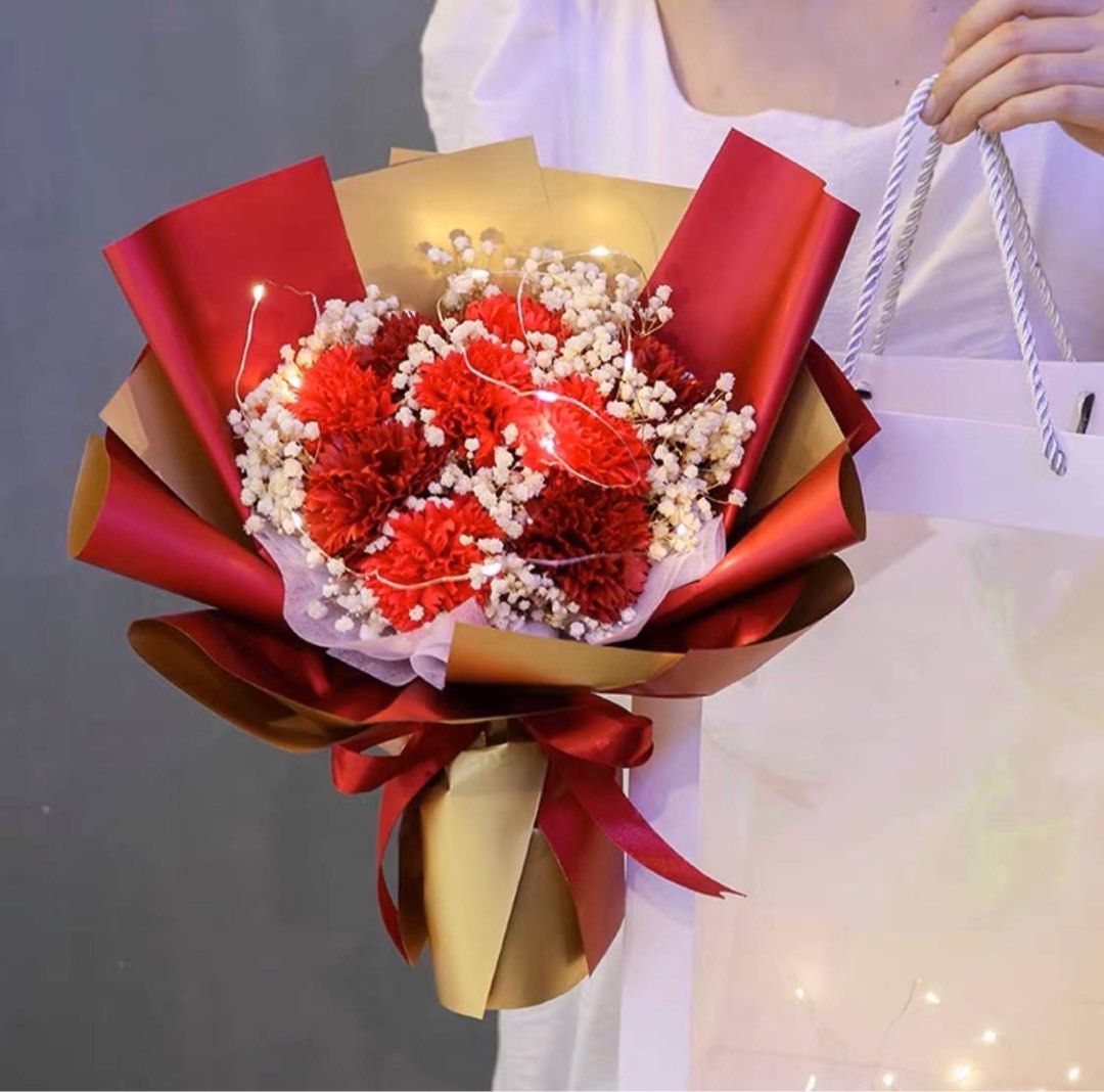Flower Bouquet (Promotion), Hobbies & Toys, Stationery & Craft, Flowers ...