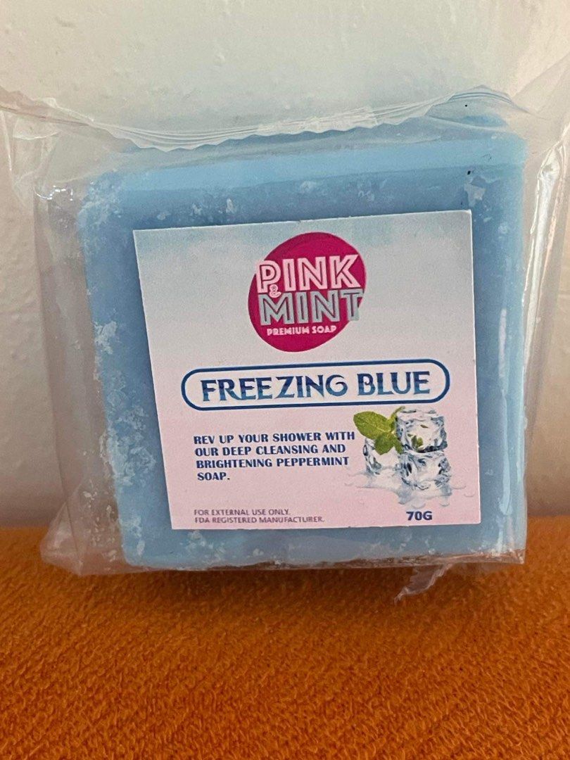 Freezing peppermint cooling soap 70g icey cold soap, Beauty & Personal ...