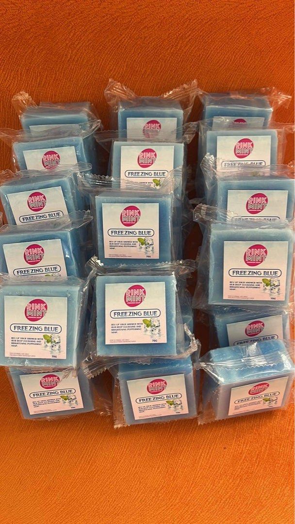 Freezing peppermint cooling soap 70g icey cold soap, Beauty & Personal ...