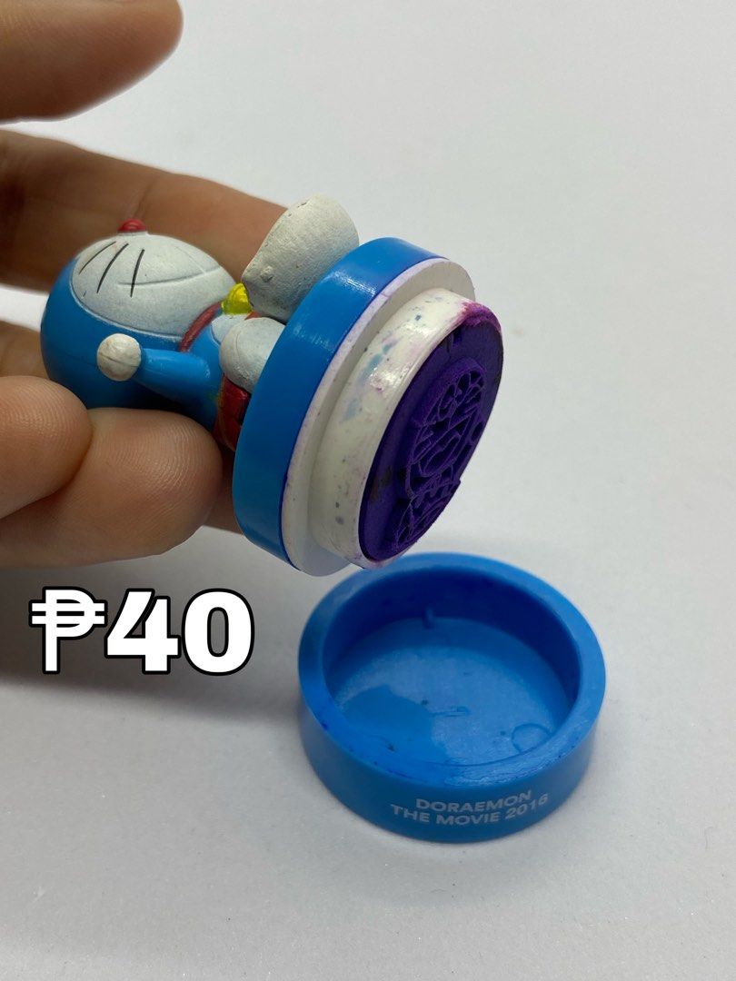 Fujiko Pro Doraemon Figure Stamp Fig Display Mini Minion Roly Poly ...