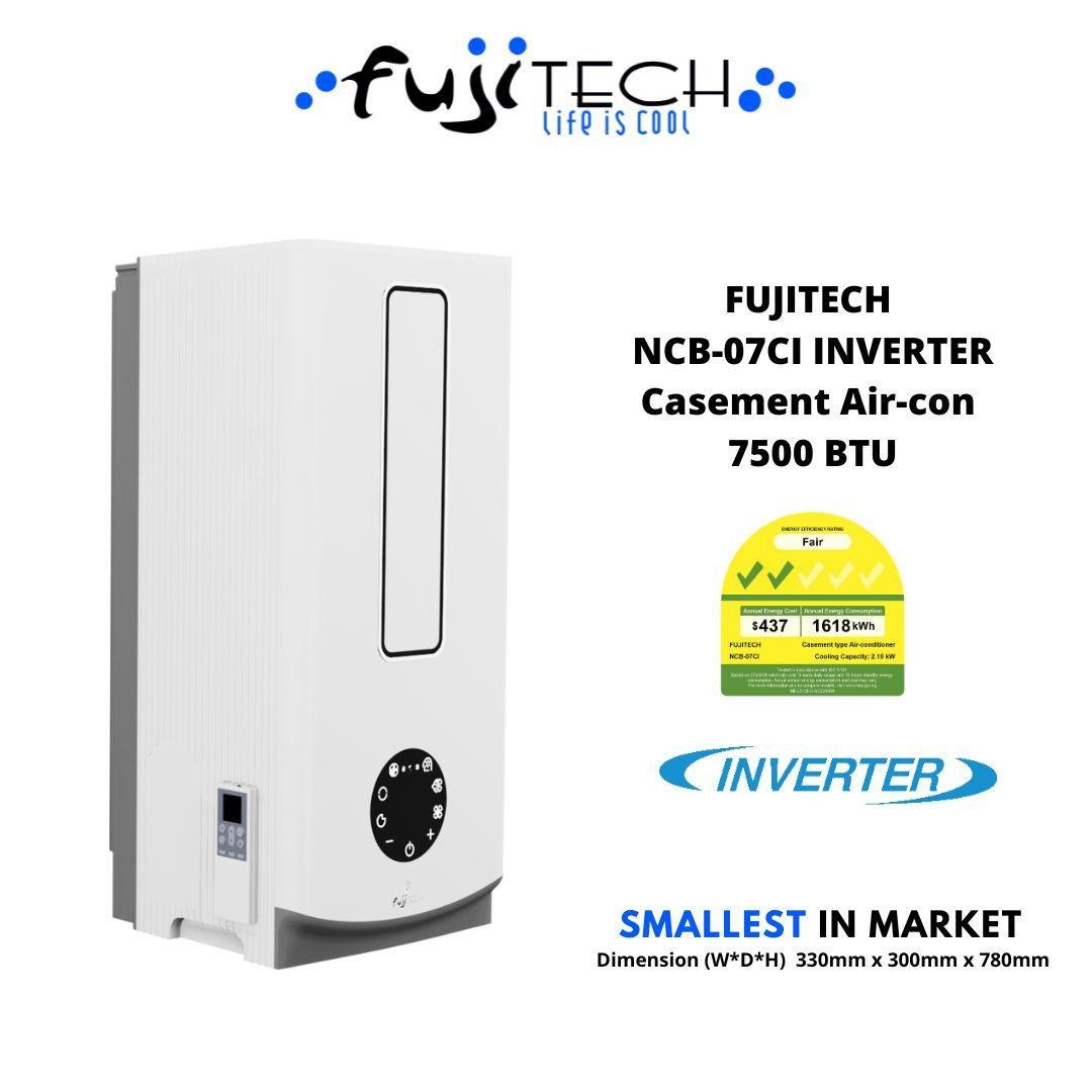 FUJITECH Casement aircon, Home Services, Aircon Services, Aircon ...
