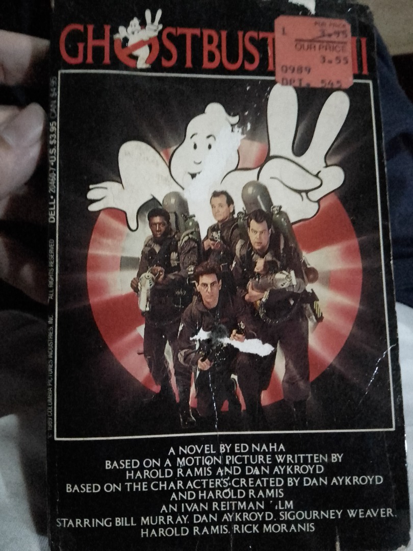 Ghostbusters 2 novelization by Ed Naha on Carousell