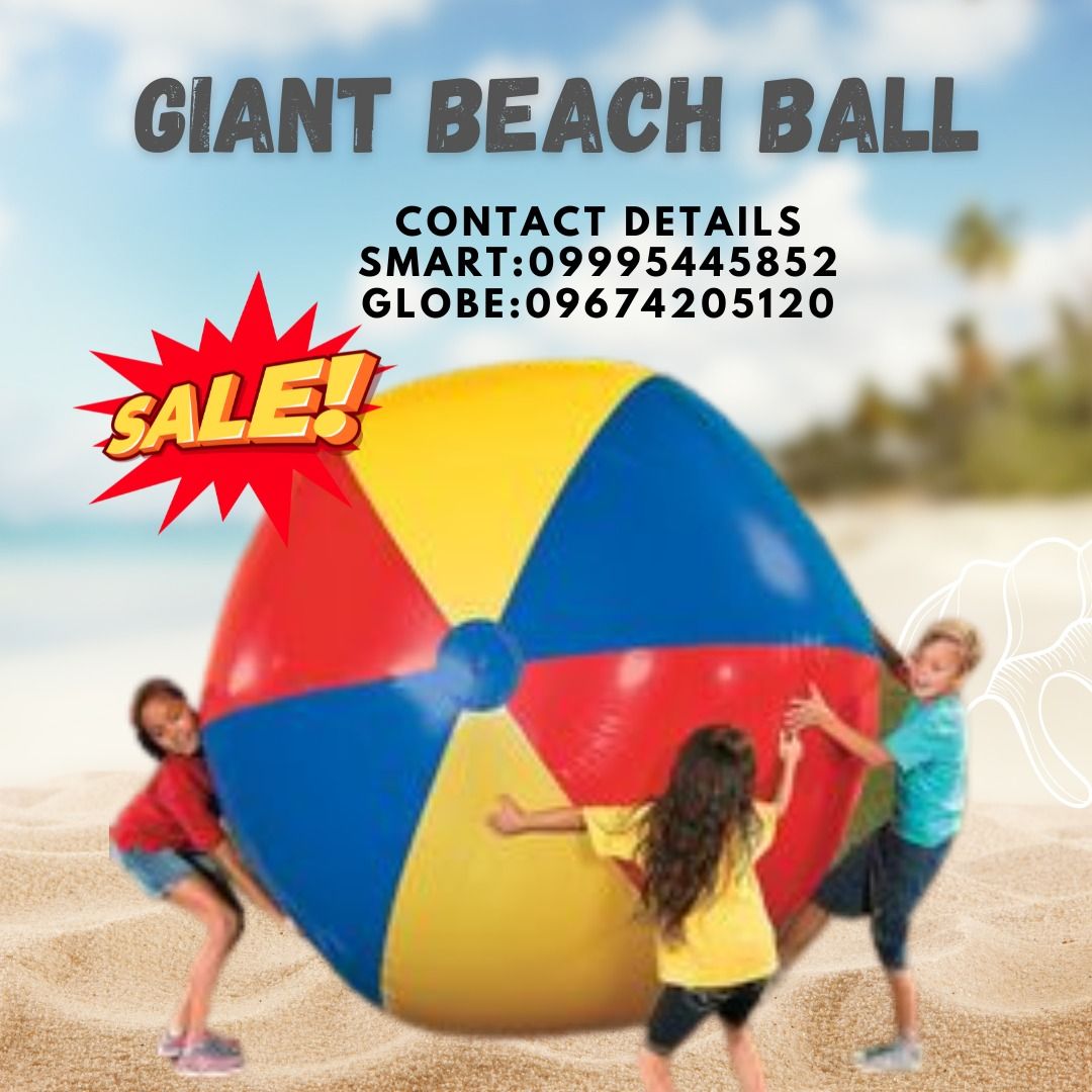 GIANT BEACH BALL, Sports Equipment, Sports & Games, Water Sports on ...