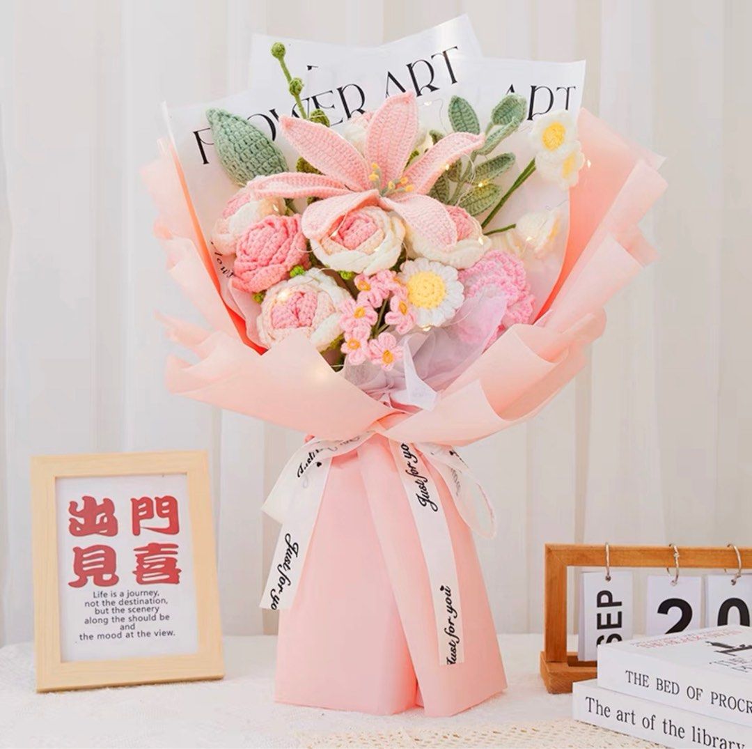Group N Flower Bouquet, Hobbies & Toys, Stationery & Craft, Flowers ...